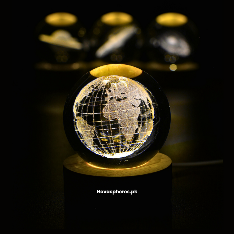 NovaSphere Crystal Lamp - EARTH Edition – NovaSpheres.pk