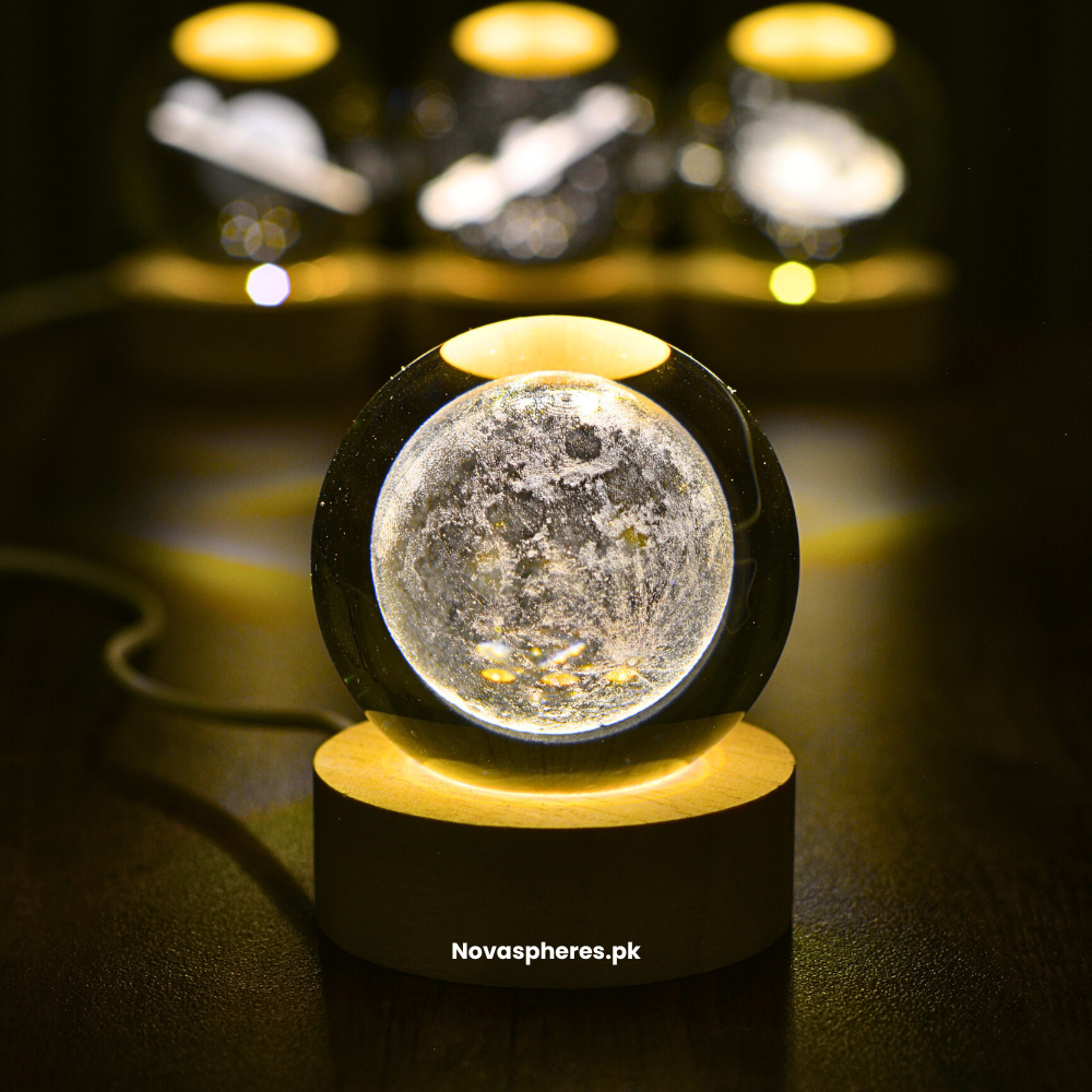 NovaSphere Crystal Space Lamp™ - Limited Edition – NovaSpheres.pk