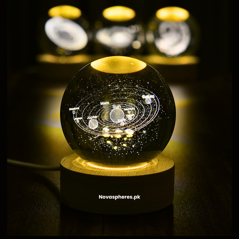 NovaSphere Crystal Space Lamp™ - Limited Edition – NovaSpheres.pk